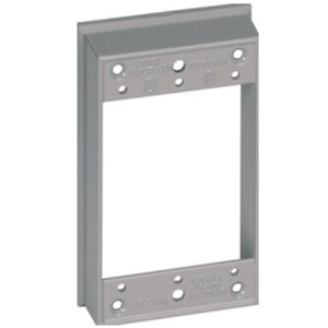 BWF EXR-1V 1 Gang DC WP Box Extension 1 Inch Outlet 4-9/16 x 2-13/16 x ...