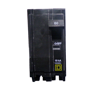 Square D Load QO260 2 Pole 60 Amp Plug In Circuit Breaker 2P 60A