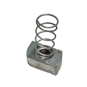 Spring Nut Plated, Regular Spring 3/8"-16 Inch