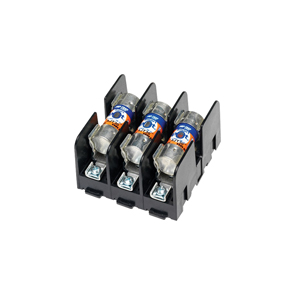 Mersen 60303J, 30 Amp 3-Pole Fuse Block Class J 600 Volt AC/DC Clip in ...