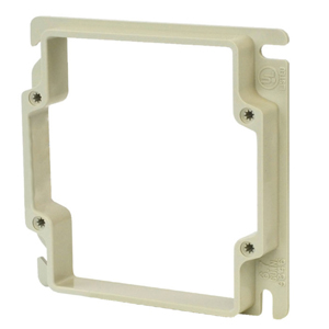 Allied Moulded 9346 2 Gang Plaster Ring 1/2" Rise