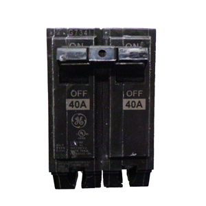General Electric THQL2140/UPC 40 Amp 2-Pole Plug-In Circuit Breaker ...