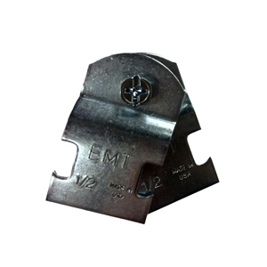 1/2 Inch EMT Conduit Strut Strap, Material: Steel