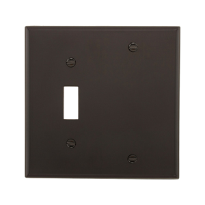 Eaton Cooper Wiring Devices 5171B 2 Gang Toggle Switch Blank Wallplate ...