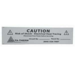 Delta-Therm CL-L Large Caution Labels
