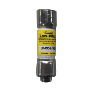 Cooper Bussmann LP-CC7-1/2, 7-1/2 Amp 600 Volt AC 150 Volt DC Low-Peak ...