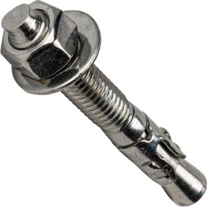 3 8 X 5 Inch Wedge Anchor Zinc Plated