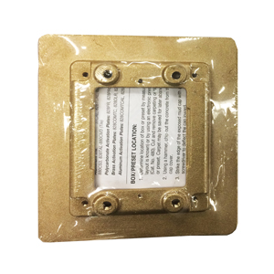 Walker Underfloor Duct 817B 1-Gang Carpet or Tile Flange