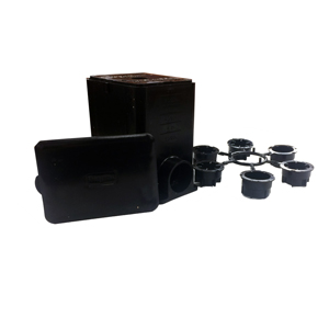 Walker 800MP Gangable Non-metallic Floor Box