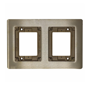 Walker Underfloor Duct 827B 2-Gang Carpet or Tile Flange