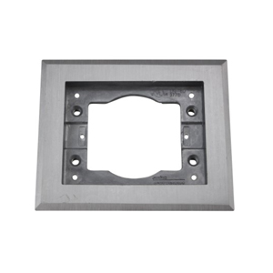 Walker Underfloor Duct 818TCAL 1-Gang Carpet or Tile Flange Brushed ...