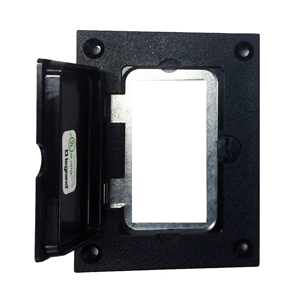 Walker Underfloor Duct 828PRGFI-BLK Nonmetallic GFCI Cover Plate Black