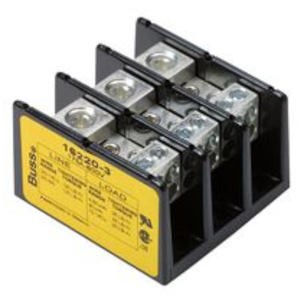Cooper Bussmann 16220-3 3-Pole 175 Amp 600 Volt Power Distribution Block 8-2/0 AWG Line 14-4 AWG ...