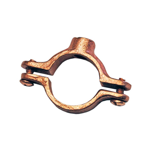 1 Inch Split Ring Copper Pipe Hanger for 3/8 Inch Threaded Rod