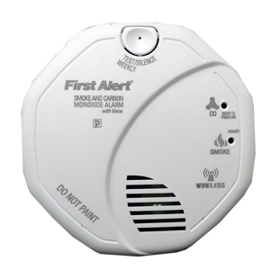 BRK SCO500B Wireless Smoke/Carbon Monoxide Detector Battery Operated