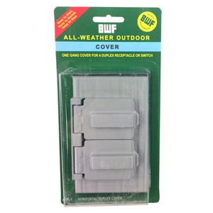 BWF 4181-1 Weatherproof Duplex Flip Cover 1 Gang Cover 1 Gang ...