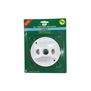 BWF 933W-1 DC WP 4-1/2 Inch Round Lampholder Cover 3 1/2 Inch Holes 78 ...