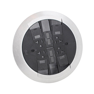 Walker Underfloor Duct RC4ATCAL Poke-Through Assembly Aluminum Finish