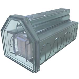 Ilsco PCT-4-600 4-Port #4-600 MCM Multi-Tap Connector Clear Tap ...