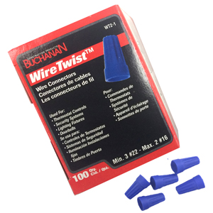 Ideal Industries Inc Buchanan WT2-1 WireTwist Twist-On Wire Connector ...
