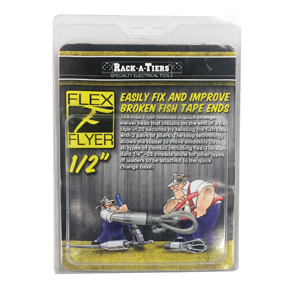 Rack-A-Tiers 69050 1/2 Inch Flexible Flyer Fish Tape Swivel Head 1/2"