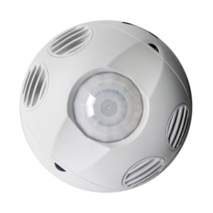 Leviton OSC20-M0W 2000 Sq Ft Ceiling Mounted Occupancy Sensor 360 Degree Red LED Auto Adapting ...