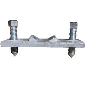 Power Strut 2655-HDG, Hot Dipped Galvanized Strut to Beam Spreader Caps