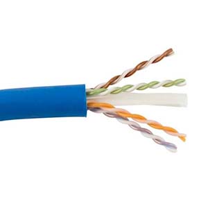 23-4PR CAT6A UTP Plenum Cable, Blue