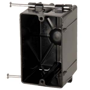 Allied Moulded, P-181, 1G 18 Cu. Single Gang Electrical Box for use ...