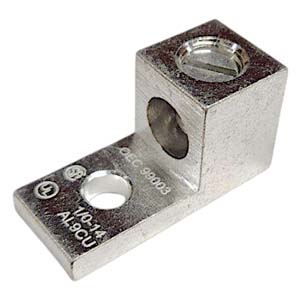 OEC 99003 #14-1/0 Aluminum 1-Hole Mechanical Lug