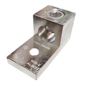 OEC 99009 #2-600MCM Aluminum 1-Hole Mechanical Lug