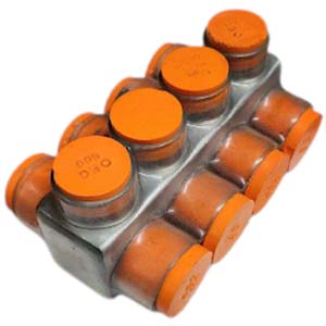 OEC 63042BC 600MCM - #6 Insulated 4-Port Multi-Tap Connector, Clear