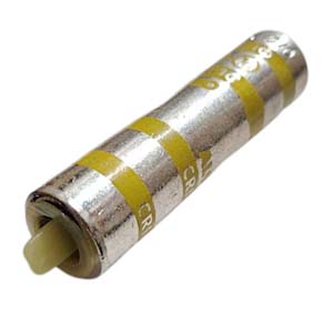 OEC 98563 2/0 Stranded Wire Aluminum Standard Barrel Crimp Splice, Olive