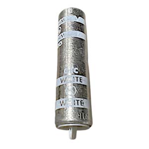 OEC 98565 4/0 Stranded Wire Aluminum Standard Barrel Crimp Splice, White