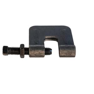 3/8 Inch Black C-Clamp Threaded Rod Hanger