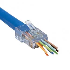 NSI Industries 100028C EZEX44 CONNECTORS CLAMSHELL CAT5E/6/6A