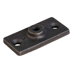 1/2 Inch Threaded Rod Ceiling Flange Black