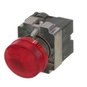 Altech 2PLB4LB-110 Panel Mount 22mm Indicator LED Pilot Light 110VAC Red