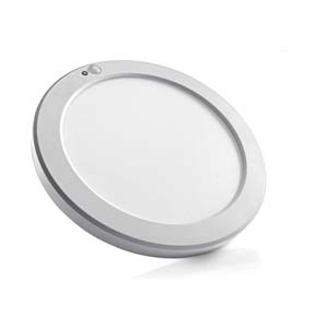 LEVITON 9866-B0W, White 8" LED Downlight with Motion Sensor