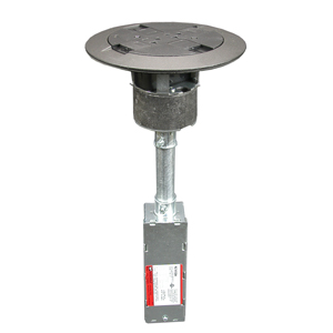 Walker Underfloor Duct RC7ATCBK Poke-Through Floor Box and Receptacle