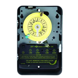 Intermatic T103 24-Hour Mechanical Time Switch, 120 VAC, 60Hz, DPST ...