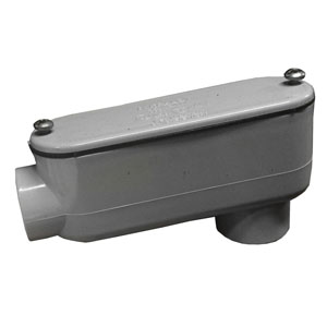 3/4 Inch PVC LB Fitting & Cover 3/4"