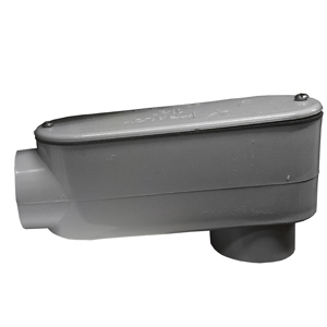 1-1/2 Inch PVC LB Fitting & Cover 1-1/2"