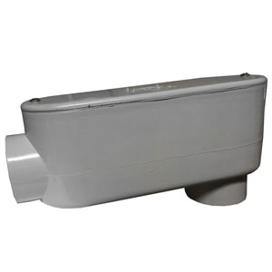 2-1/2 Inch PVC LB Fitting & Cover 2-1/2"