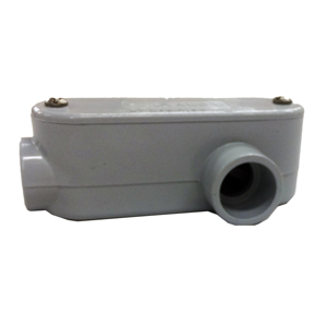 PVC Fitting 1/2 Inch PVC/LL Type LL Conduit Body Fitting & Cover 1/2"