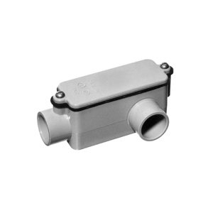 PVC Fitting 4 Inch PVC/LL Type LL Conduit Body Fitting & Cover 4"