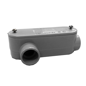 PVC Fitting 3/4 Inch PVC/LR Type LR Conduit Body Fitting & Cover 3/4"