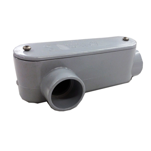 PVC Fitting 1 Inch PVC/LR Type LR Conuit Body Fitting & Cover 1"
