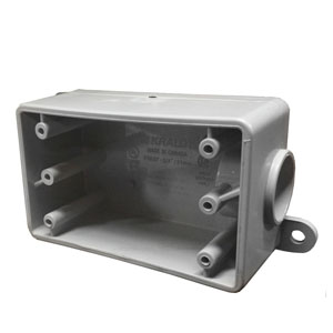 3/4" PVC FSE, 1 Gang Box, 1 Hub