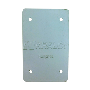 PVC Fitting 1G/Blank 1-Gang Blank Cover for Type FS Box Non-Metallic